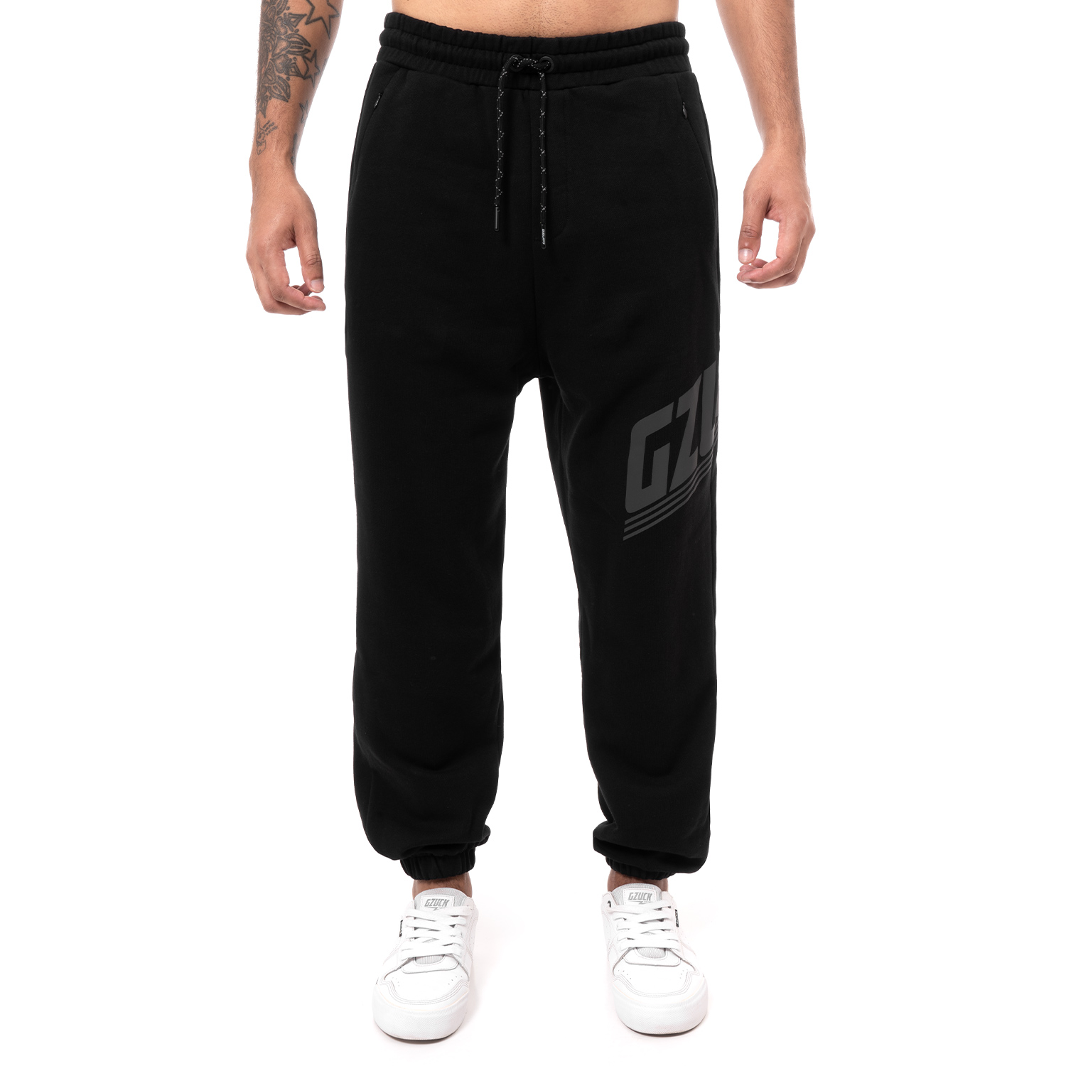 Pantalon Jogger French Terry Ivers Black | Diverxia