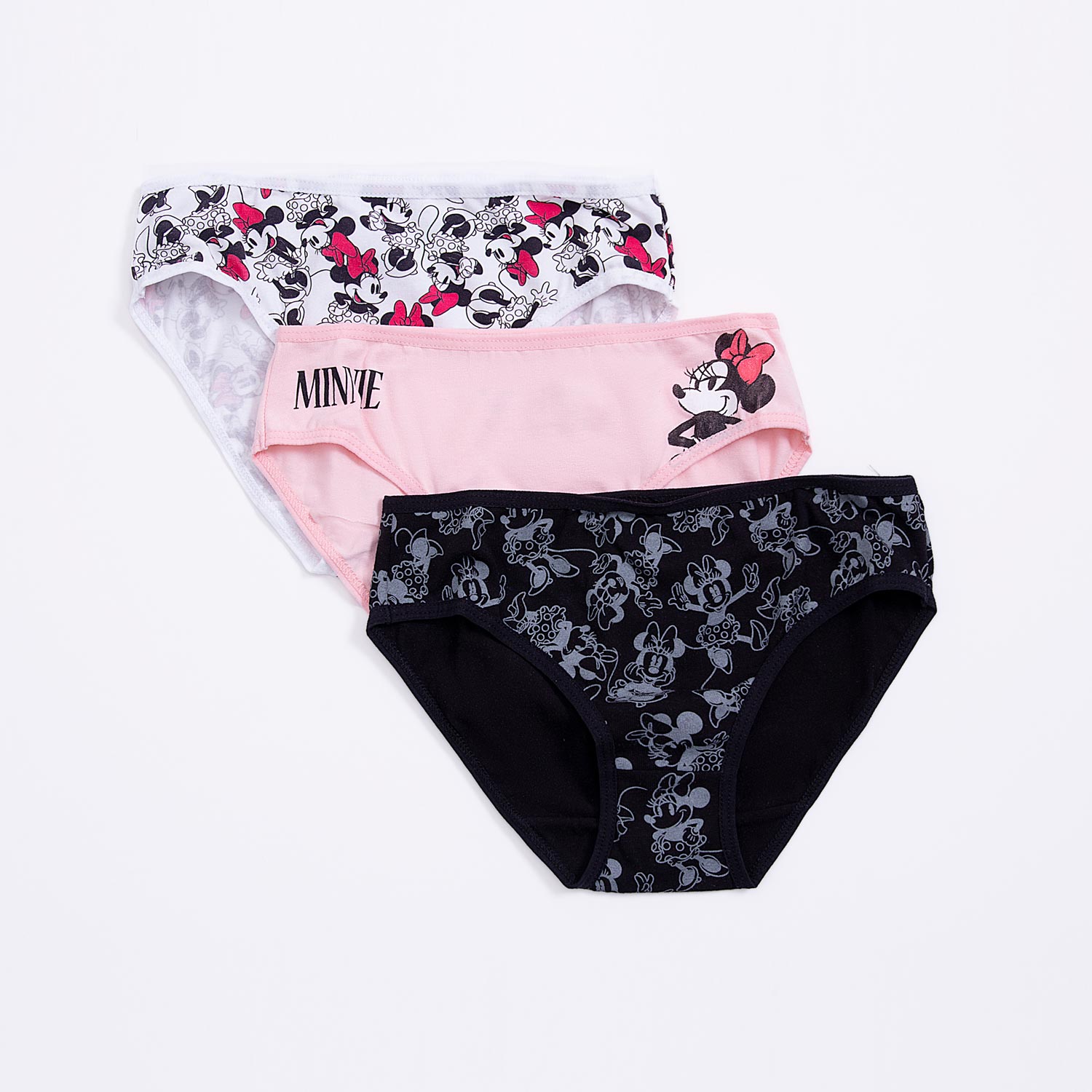 Truza Jersey Full Lycra Tripack Mix Zia_minnie Mouse Blanco Negro ...